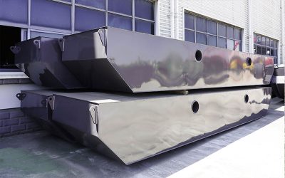 Enhance Stability with Additional Side Pontoons for Amphibious Excavators